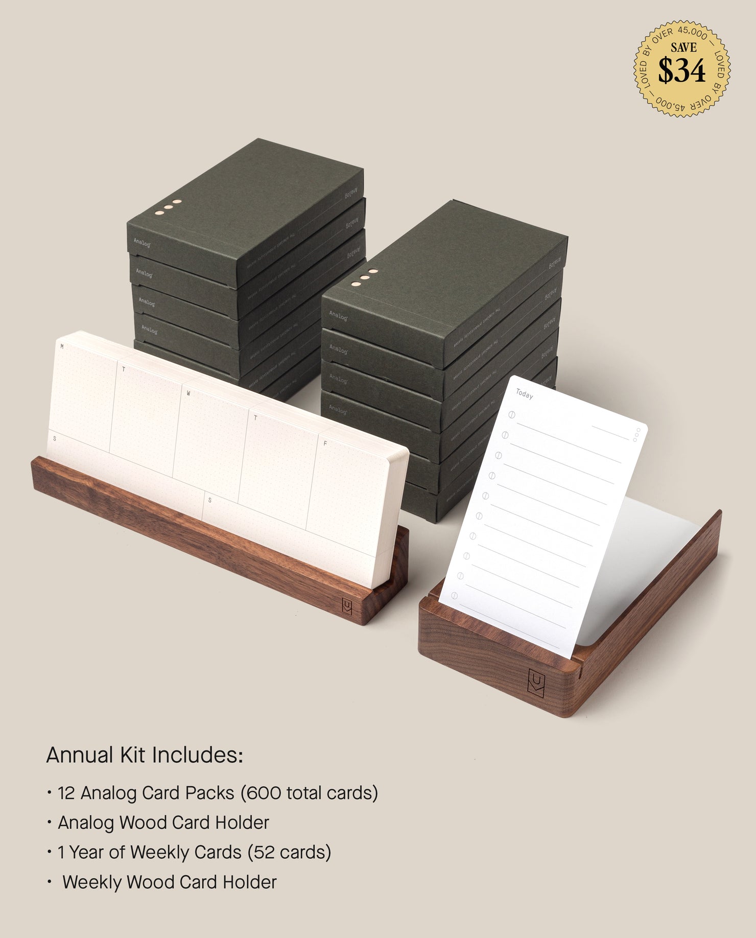 Analog Annual Kit (Walnut) – Ugmonk
