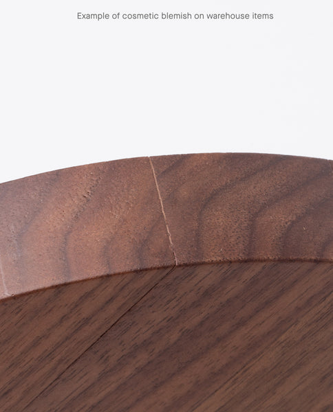 Warehouse Item - Round Valet Tray (Walnut - Medium) – Ugmonk
