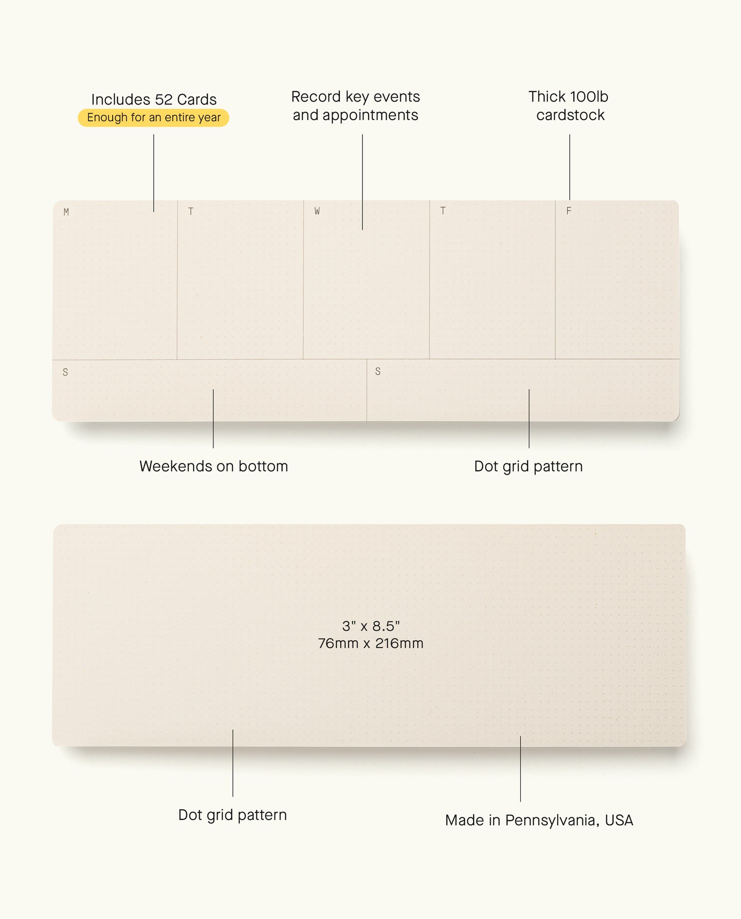 Analog Weekly Planning Kit (Maple) – Ugmonk