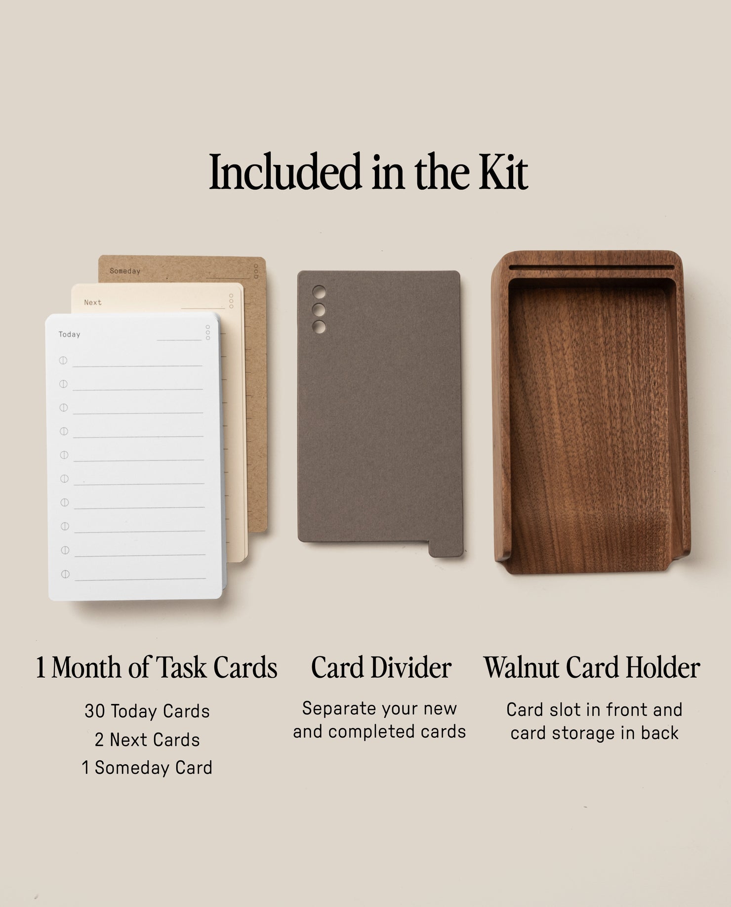 Analog Daily Focus Kit (Walnut) – Ugmonk