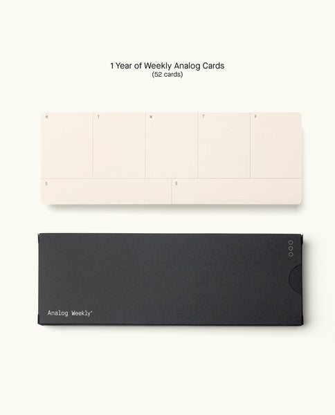 Analog Annual Refill (12 Task Packs + Weekly Cards) – Ugmonk