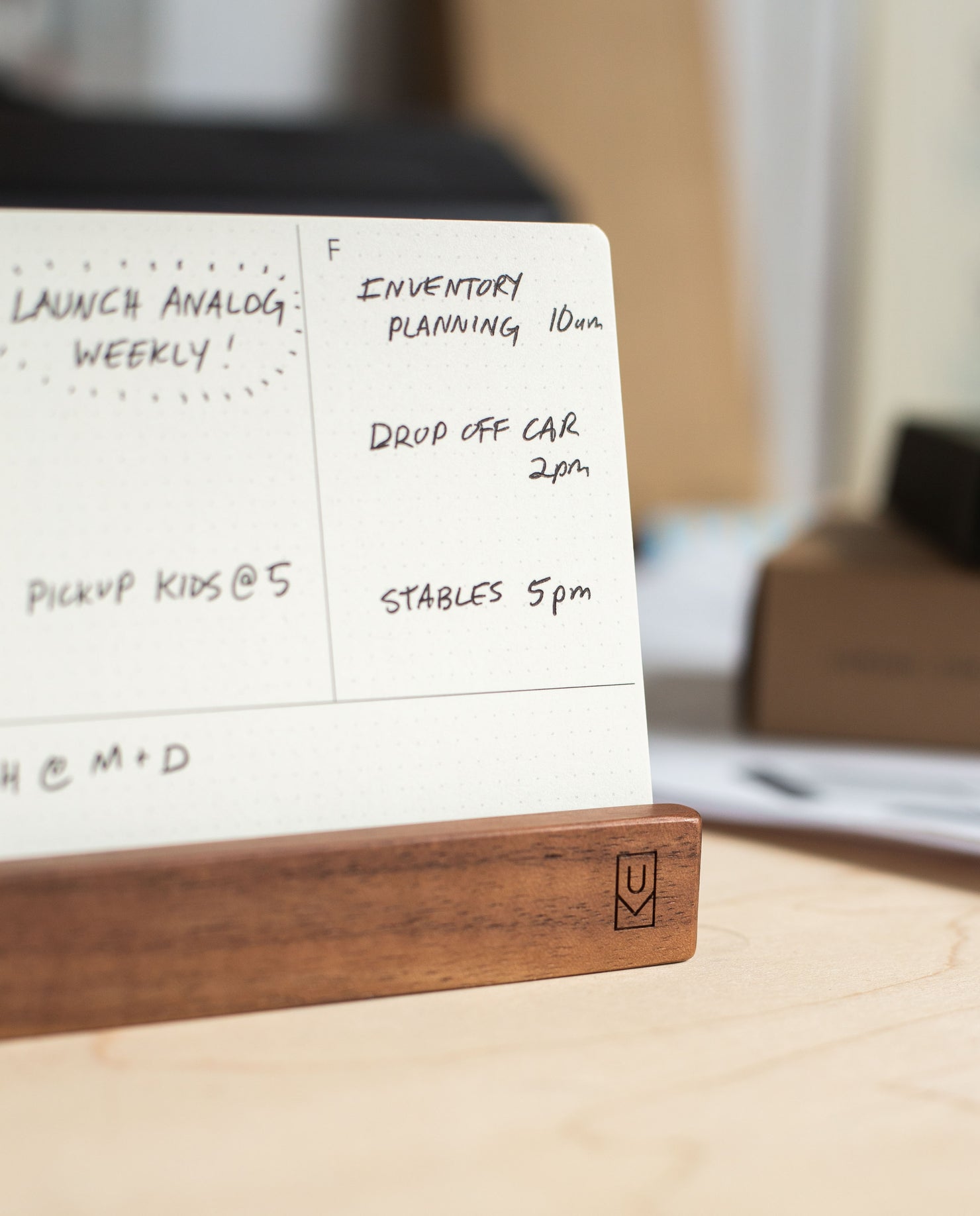 Analog Premium Weekly Kit (Walnut) – Ugmonk